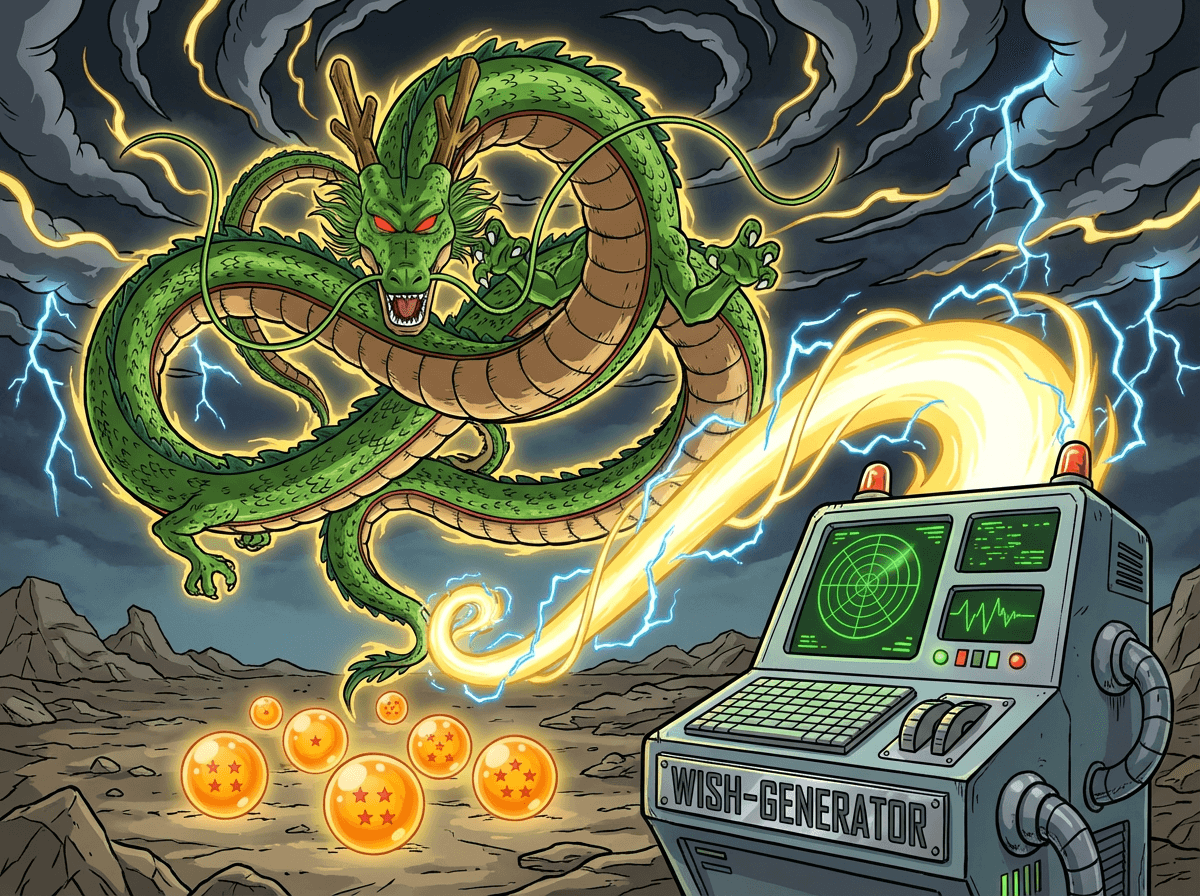 Dragon Ball Wish-generator - Saiyan Warrior