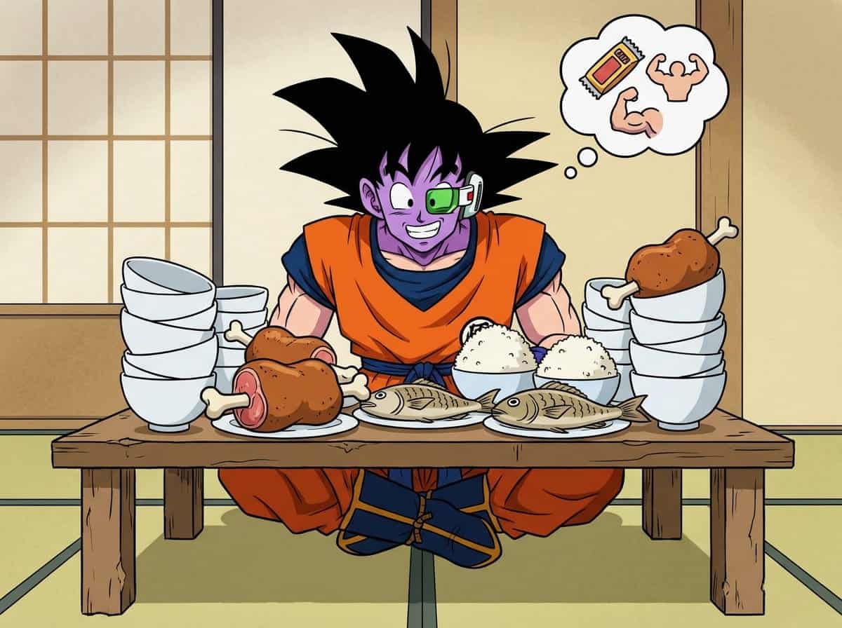 Goku Diet Calculator - Saiyan Warrior