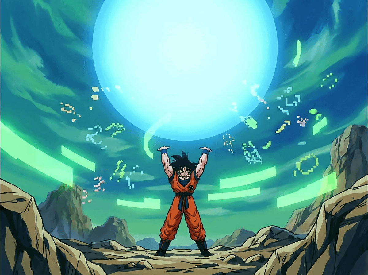 Spirit Bomb Calculator - Saiyan Warrior