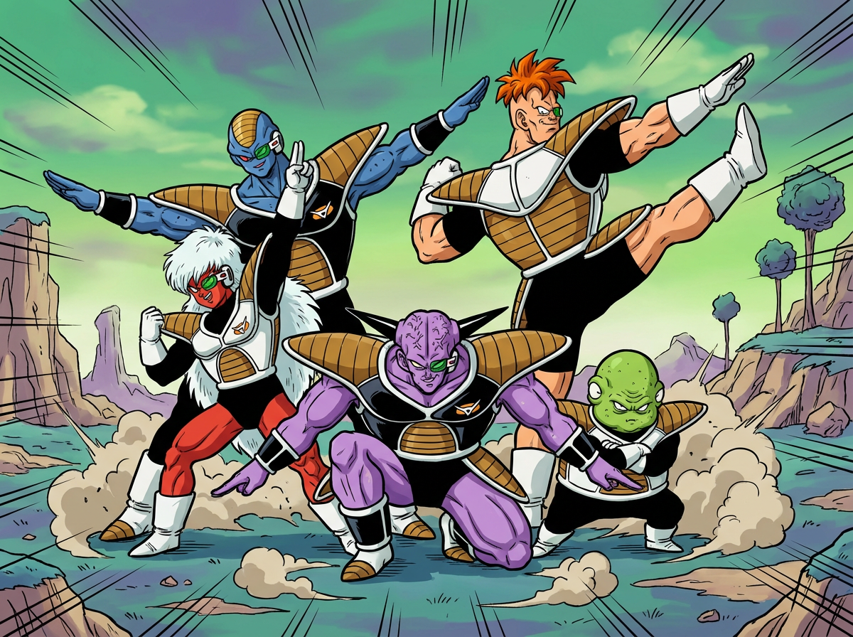 A Complete Guide to the Ginyu Force Members - Saiyan Warrior