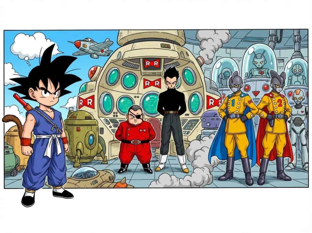 The Complete Red Ribbon Army History From Goku To Gamma - Saiyan Warrior