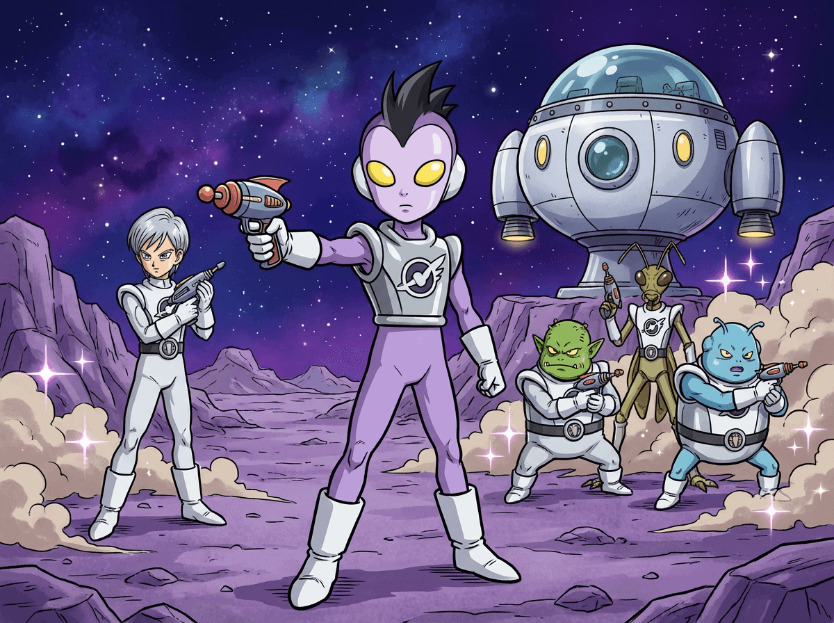 The Elite Galactic Patrol Members Safeguarding Universe 7 - Saiyan Warrior
