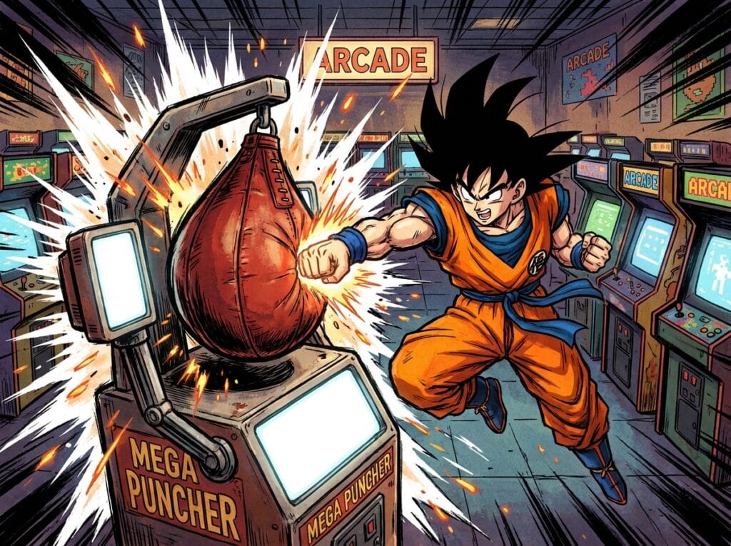 Punching Machine Score Calculator - Saiyan Warrior