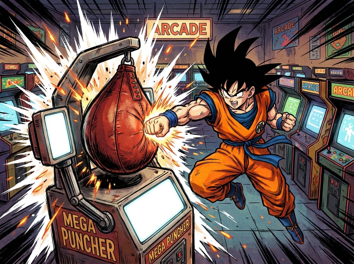 Punching Machine Score Calculator - Saiyan Warrior